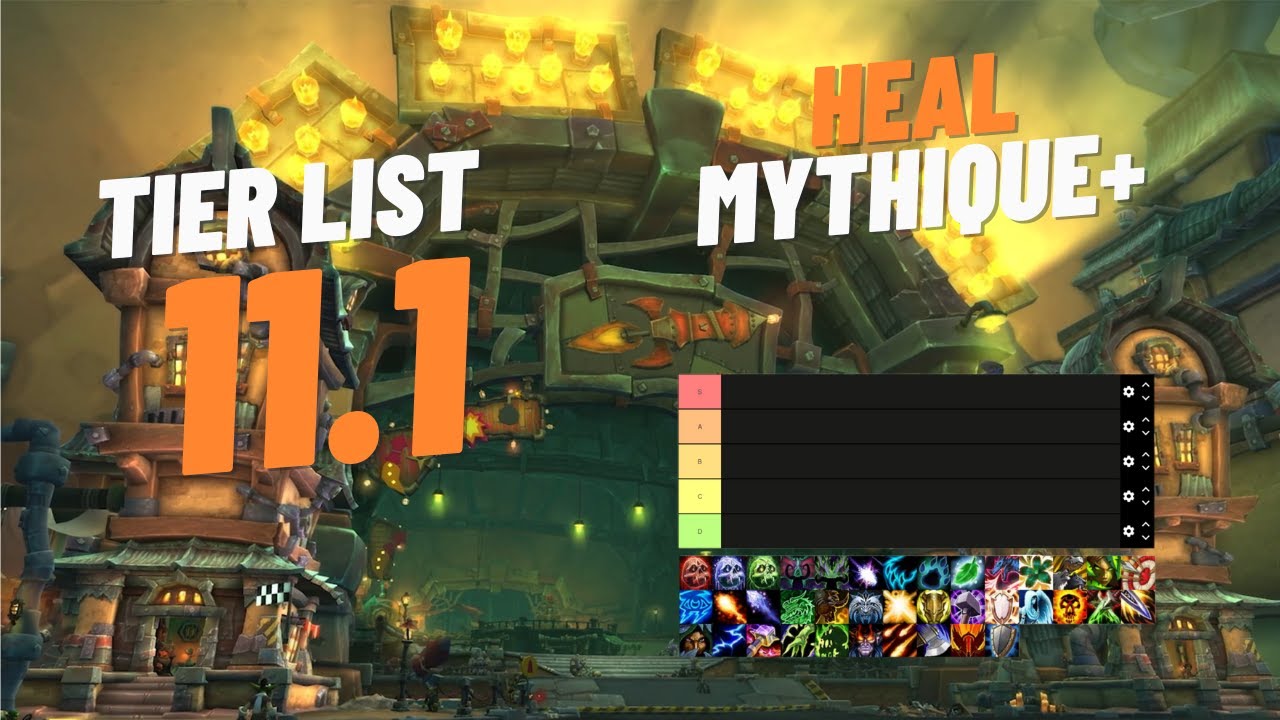 TIER LIST HEALER MYTHIQUE + TWW S2 - YouTube