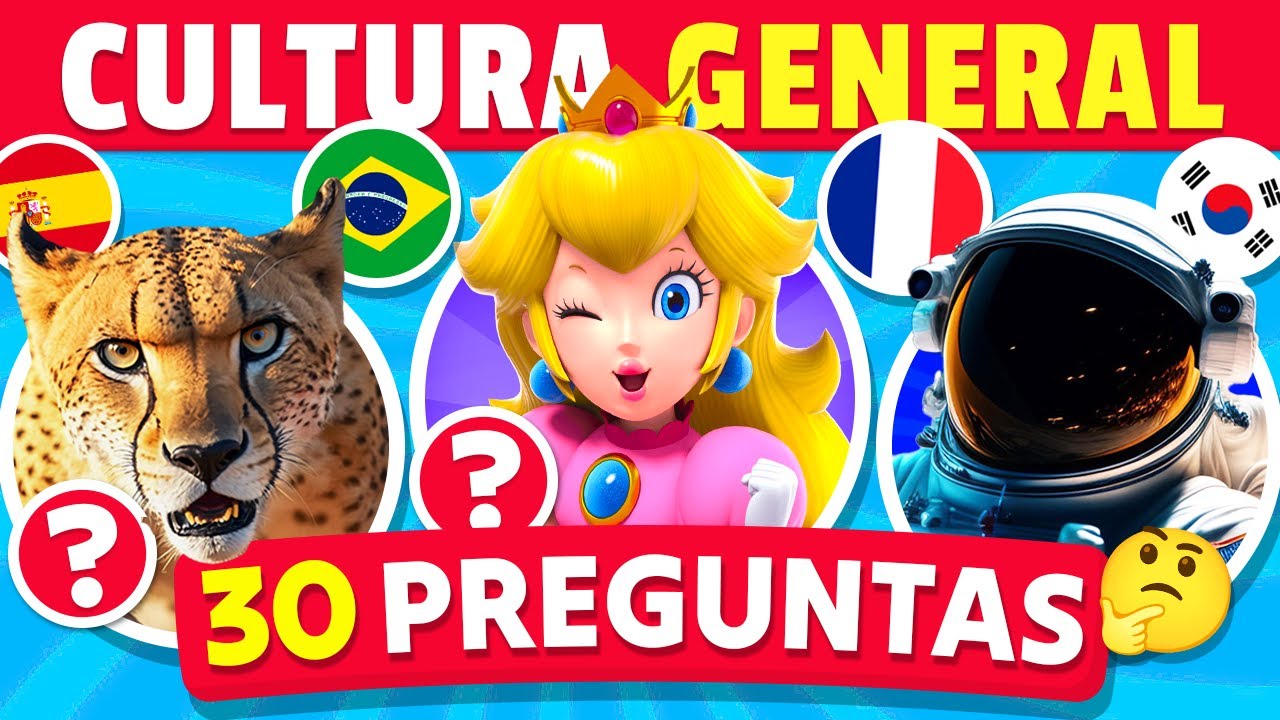 ¿Cuánto Sabes de CULTURA GENERAL? 🤔🌎🏛️ 30 Preguntas para aprender de ...