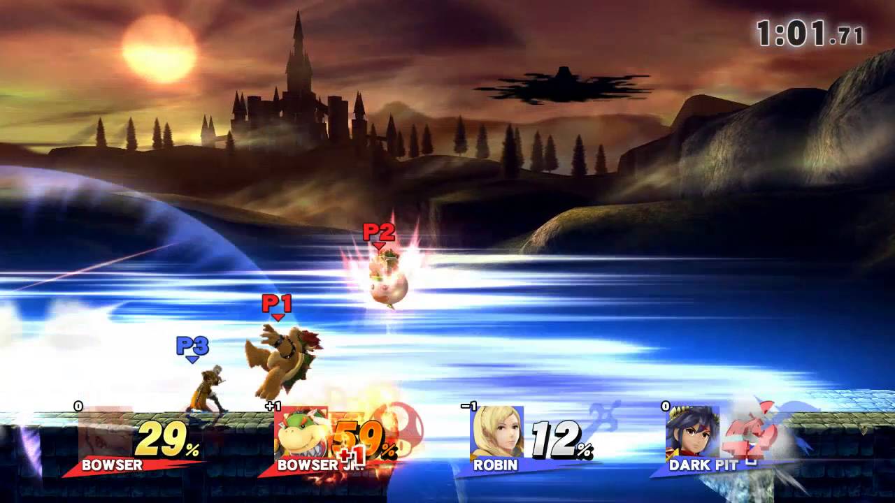 Team bowser vs team robin - YouTube