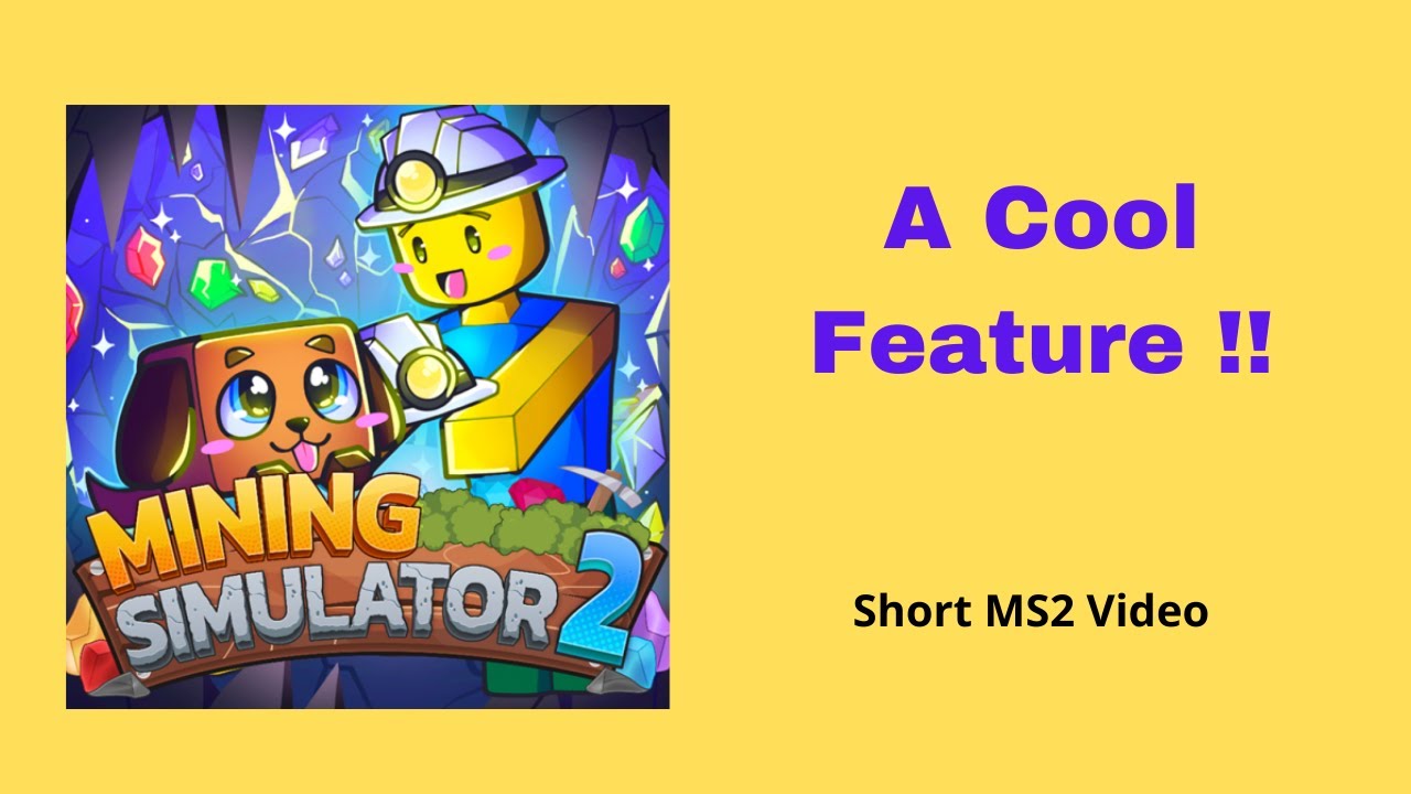 A Cool Feature in Mining Simulator 2! - YouTube