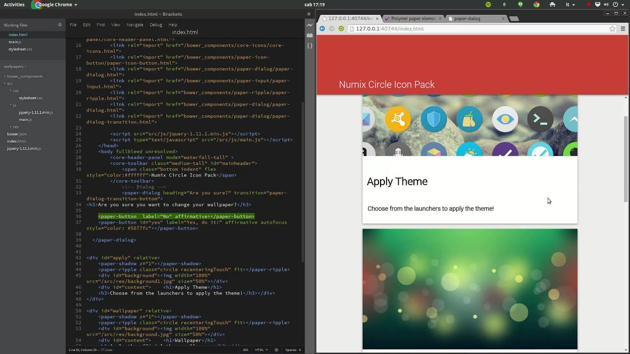 Numix circle icon pack design #2 - YouTube