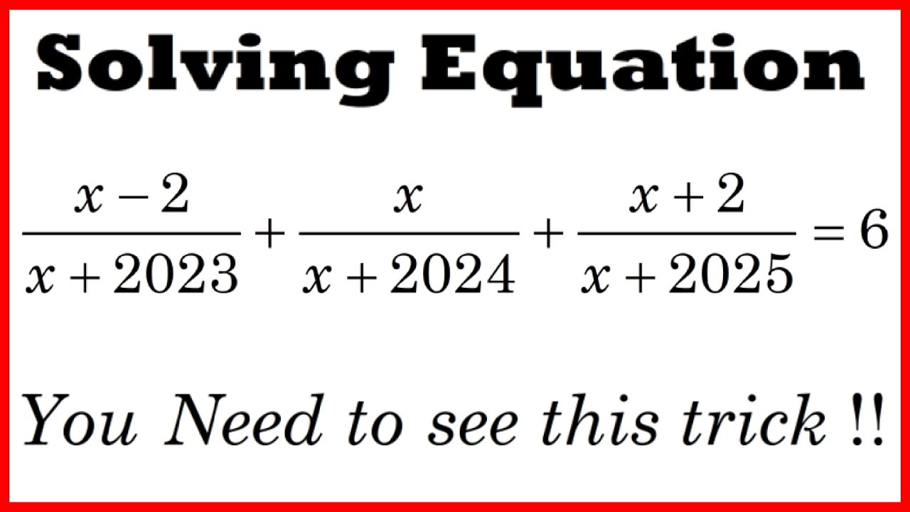 Think You’re Smart? Try This Equation Challenge! 🧠 - YouTube