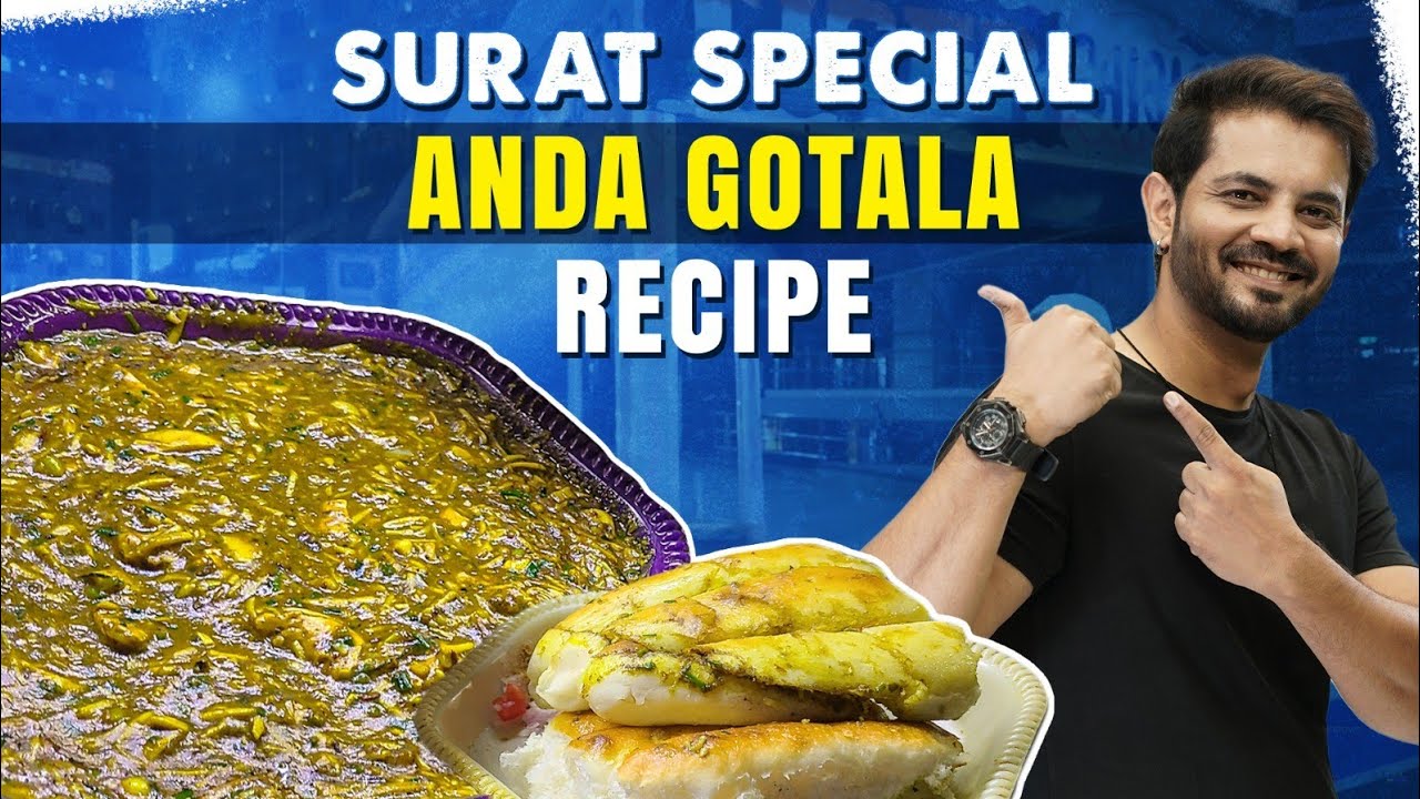 World's Best Anda Recipe - Surti Anda Gotala | Surat Street Food | My ...