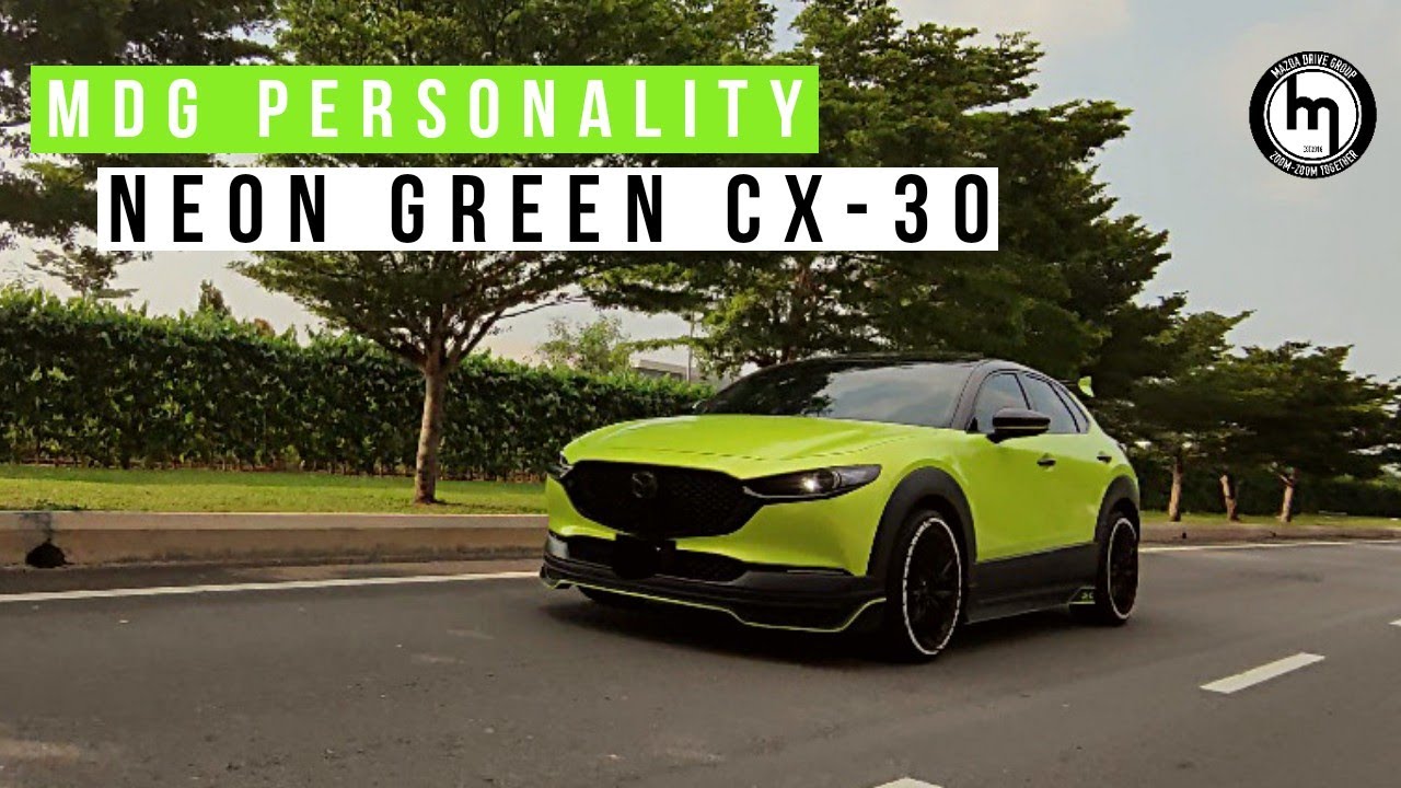 マツダ 2021 Mazda CX-30 Neon Green | MDG Personality #cx30 #neon #green # ...