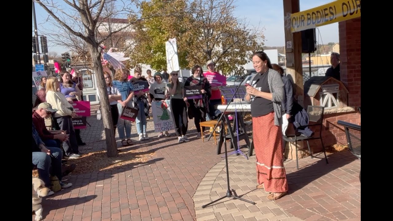 Jessica Engelking - Reproductive Justice Rally, MMIR, Decorah, Iowa ...