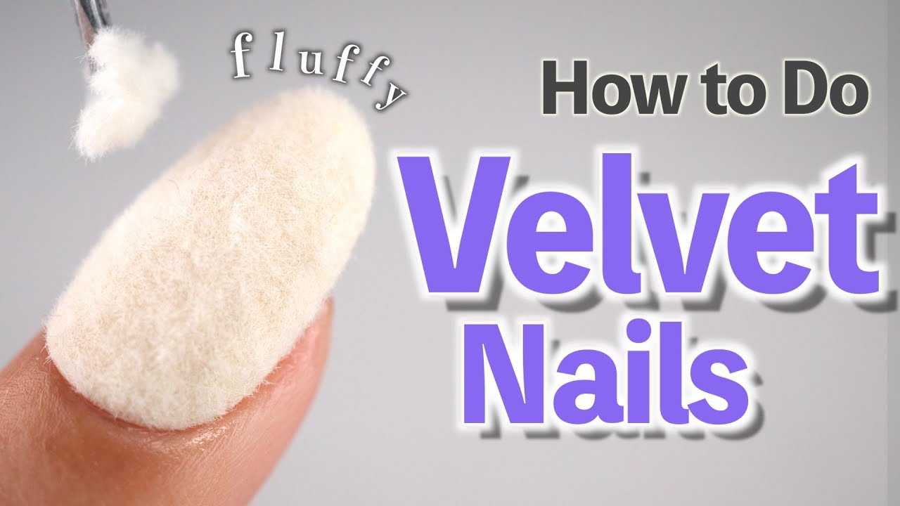 How to Do Velvet Nails💅 fluffy powder tutorial【ASKA NAILS】 - YouTube