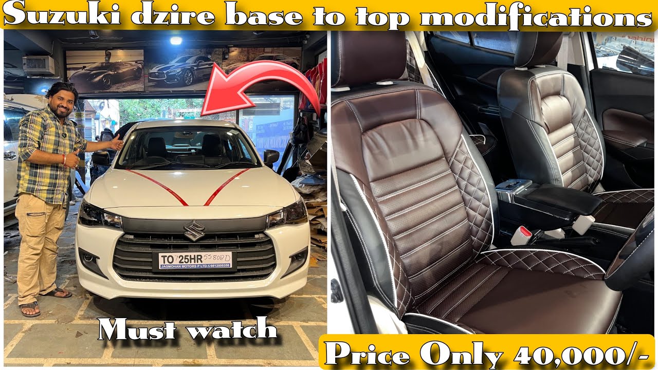 Suzuki dzire 2025 facelift modifications || full lxi to zxi ...