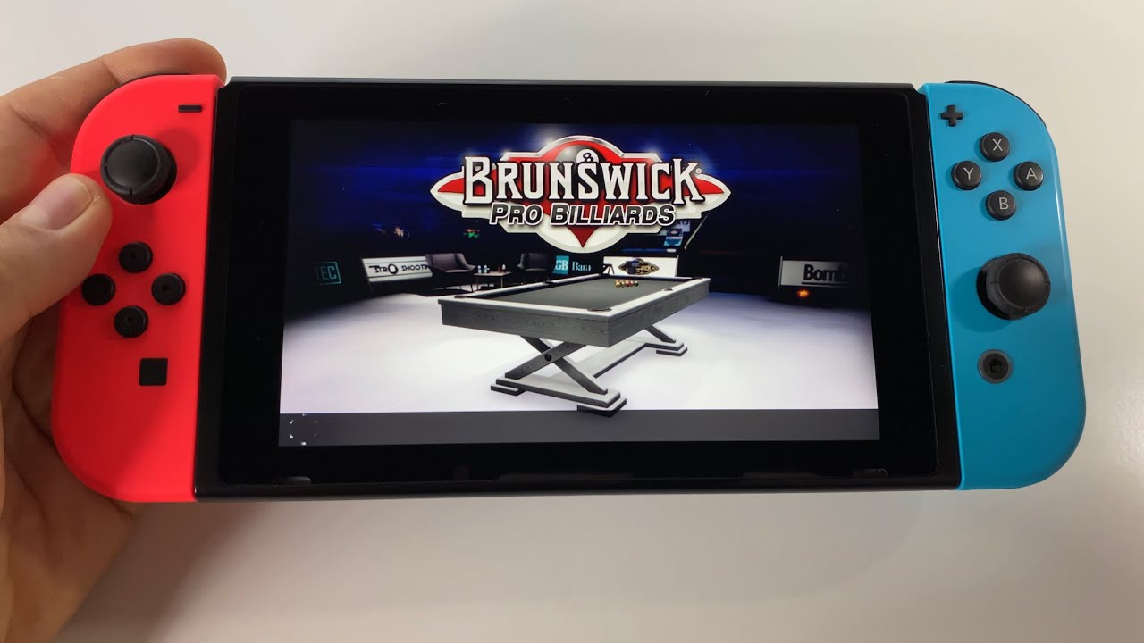 Brunswick Pro Billiards | Nintendo Switch handheld gameplay - YouTube