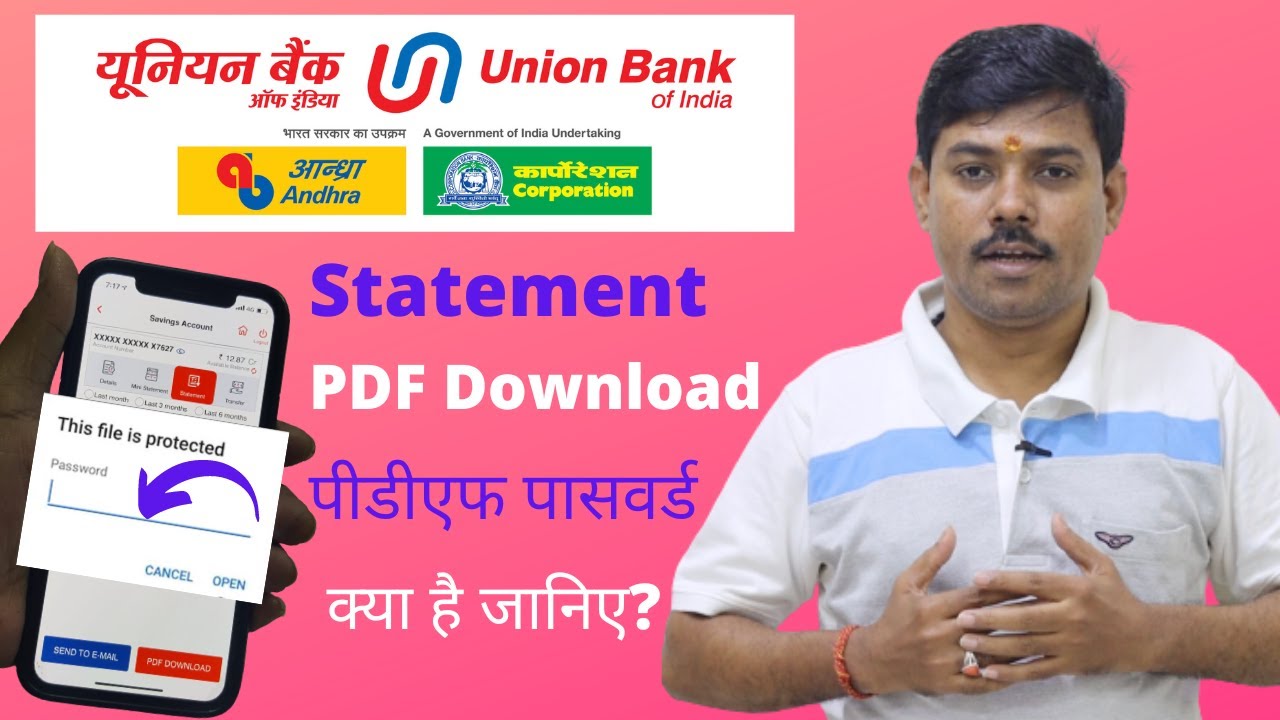 Union bank statement pdf password | Union Bank Statement PDF Download ...