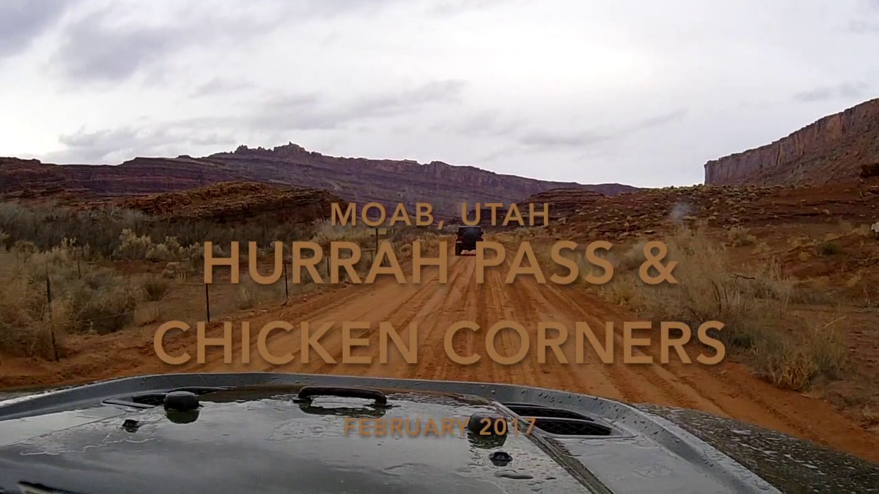 Moab, Utah Feb 2017 Hurrah Pass & Chicken Corners - YouTube
