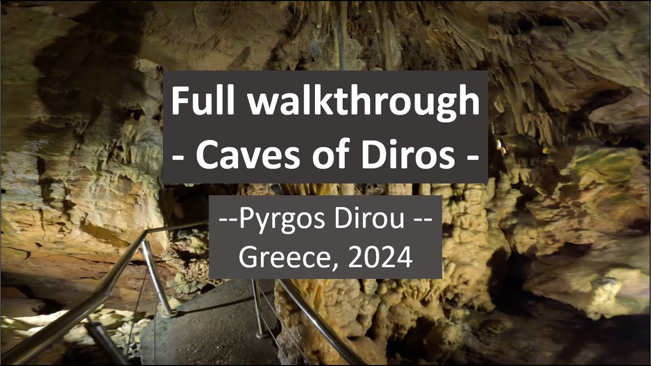 Caves of Diros 4K - Full walkthrough - Greece 2024 - YouTube