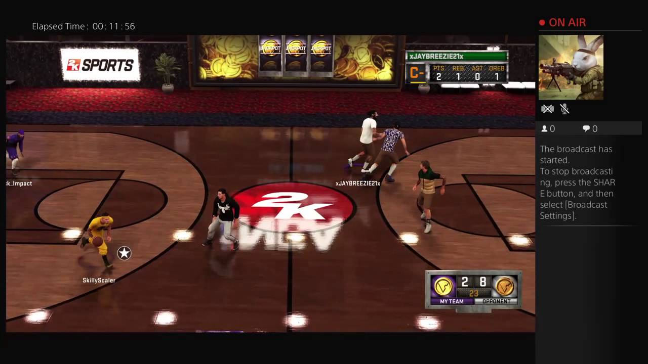 Playing 2k at stage - YouTube