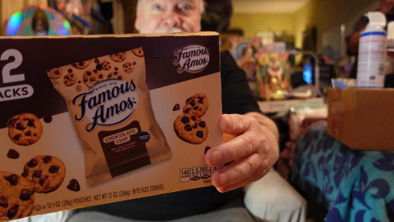 Famous Amos Chocolate Chip Mini Cookies - YouTube