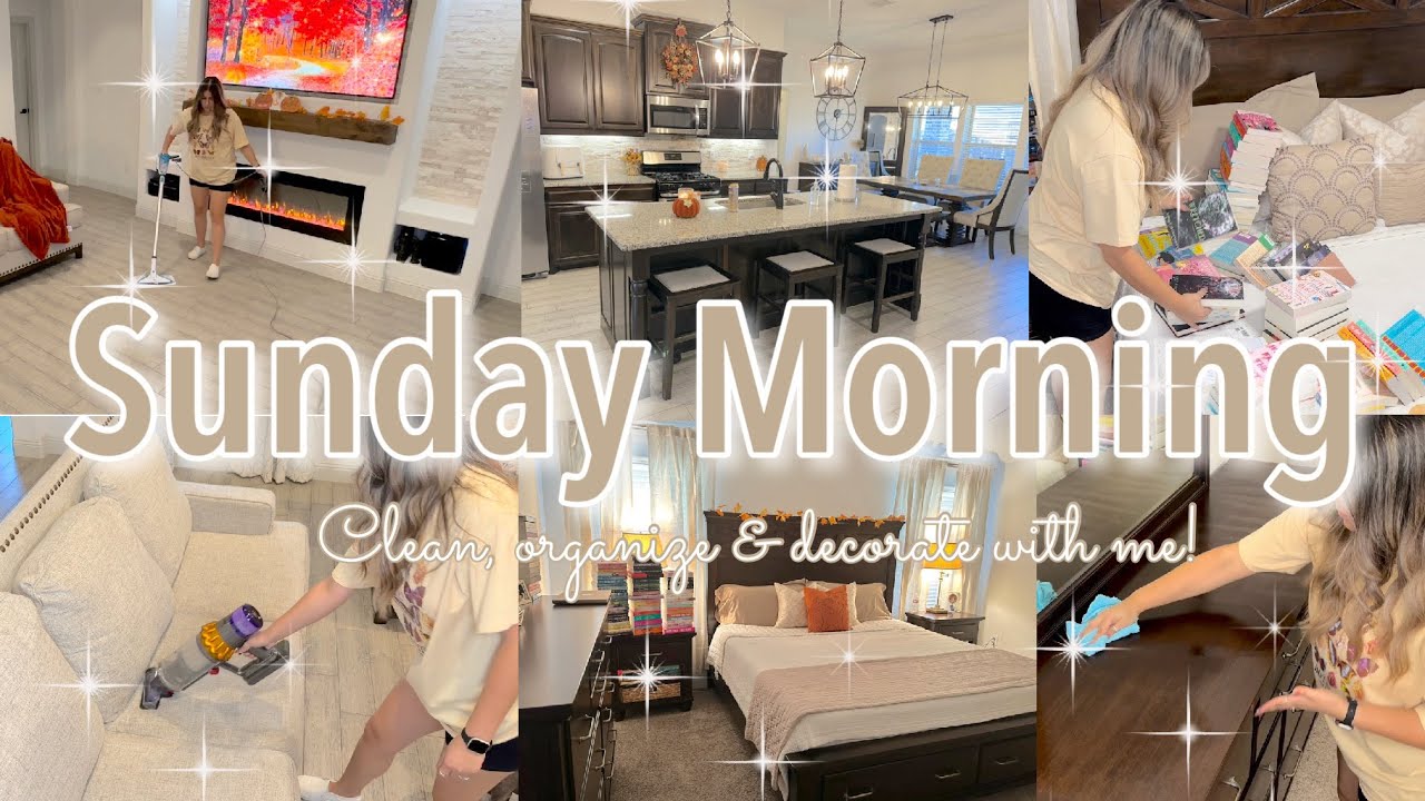 🍂NEW! SUNDAY MORNING CLEANING MOTIVATION | 2023 FALL CLEAN & DECORATE ...