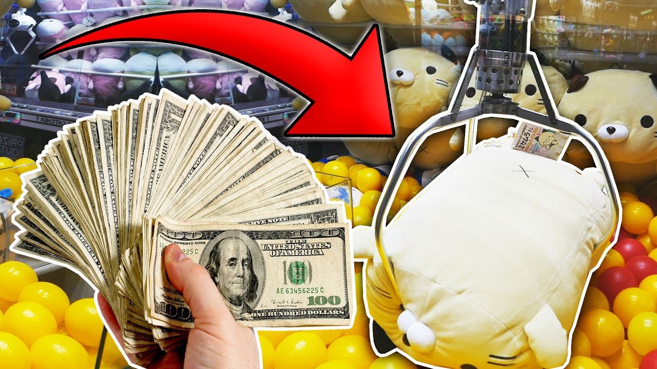 I Spent Way Too Much Money On This Claw Machine... - YouTube