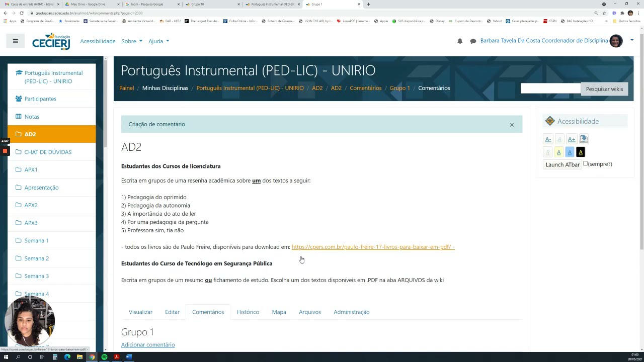 Como realizar a AD2 - Tutorial - YouTube