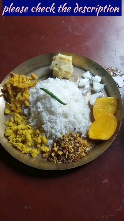 Sunday special Thali / Today Special Lunch Thali Shorts / #thali #food ... Sunday special Thali / Today Special Lunch Thali Shorts / #thali #food ...