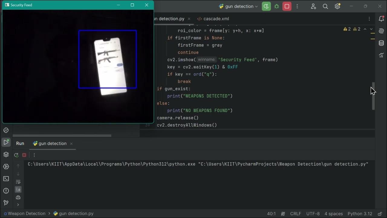 Gun Detection System - YouTube