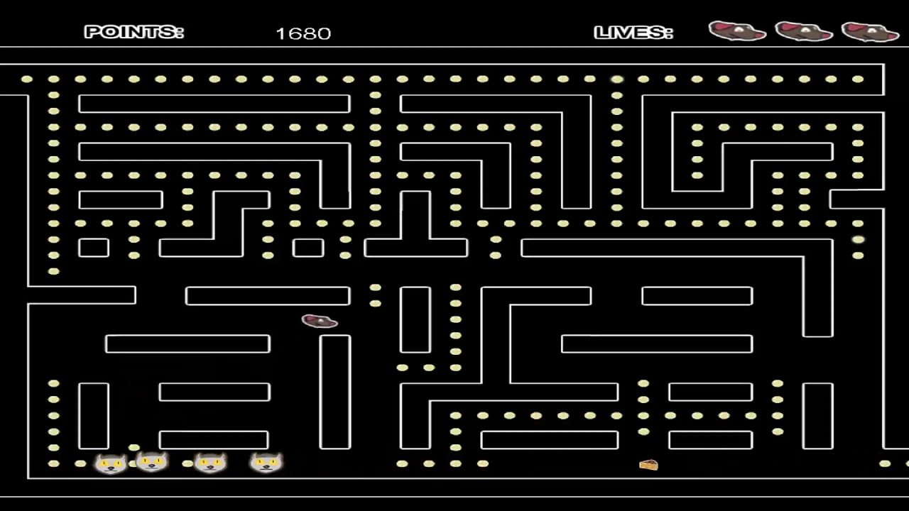 PAK RAT BLACK PAC RAT OTHER BLACK ONLINE PACMAN PAC MAN CLONE FROM ...
