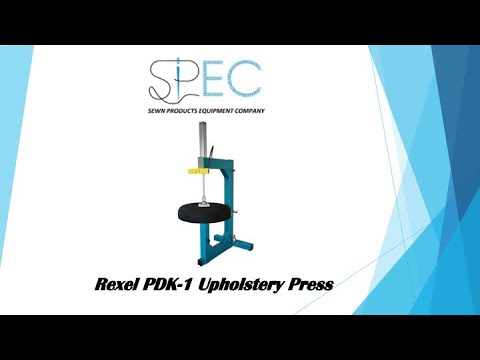 Rexel PDK-1 Upholstery Press available from SPEC/Ahearn Denning ...