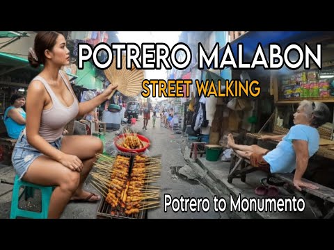 POTRERO MALABON l STREET WALKING l WALKING l POTRERO TO MUNOMENTO - YouTube