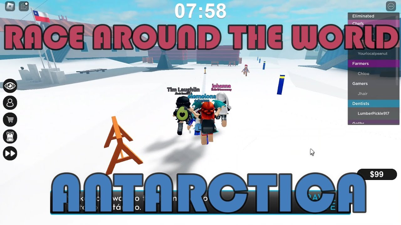Race Around the World: Anatarctica Edition - Roblox - YouTube