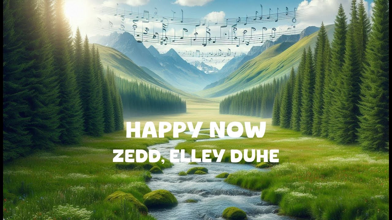Zedd, Elley Duhe - Happy Now (Lyrics) - YouTube