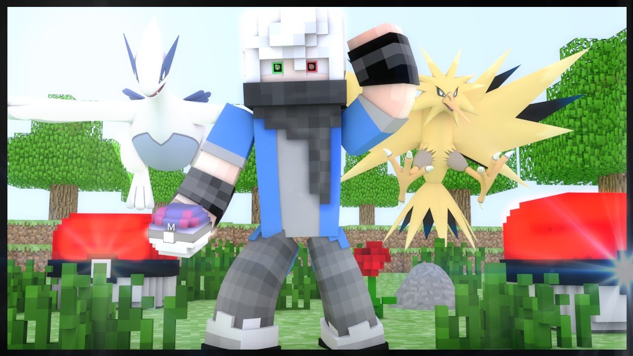 Minecraft PROCURA DO NOVO TIME !? #28 Pokemon Champion ‹ Sky › - YouTube