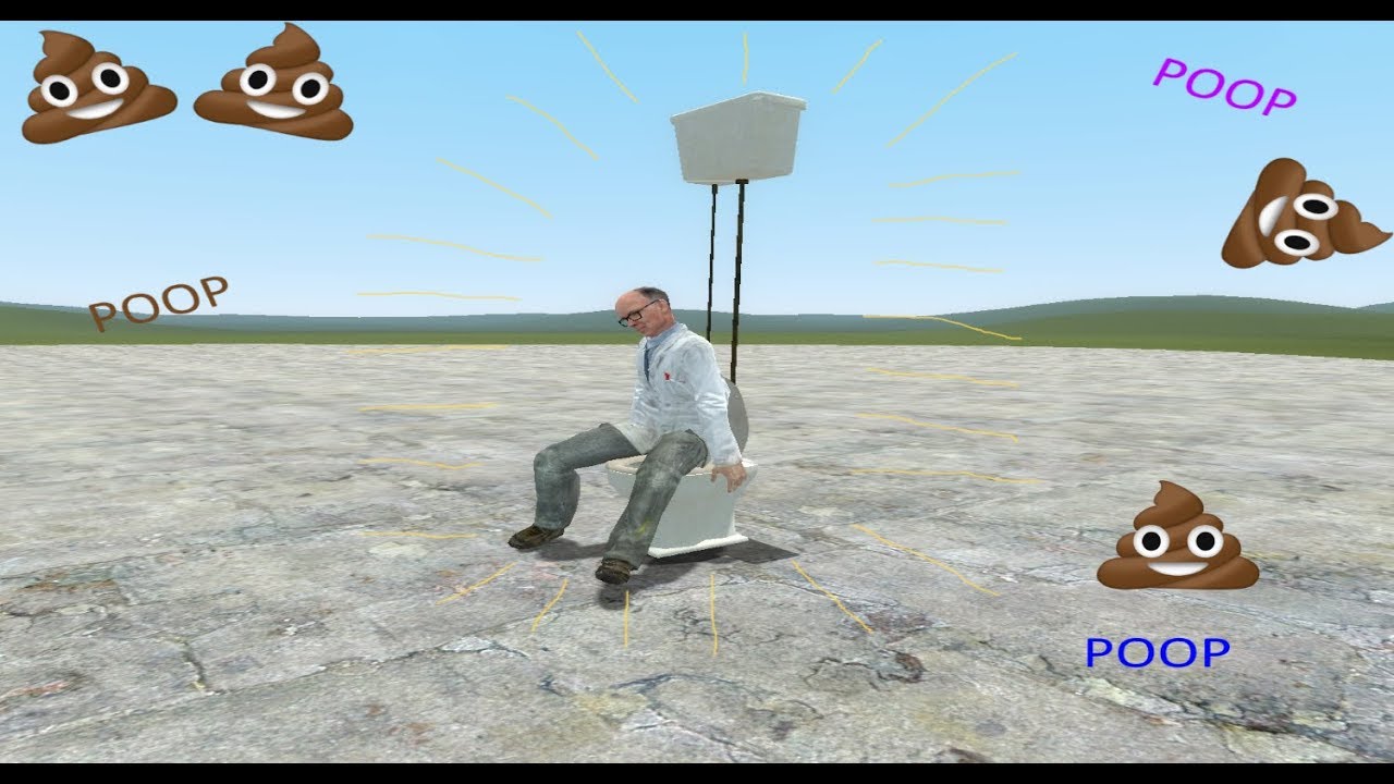 How To Make A Pooping Man On A Toilet In Gmod! - YouTube