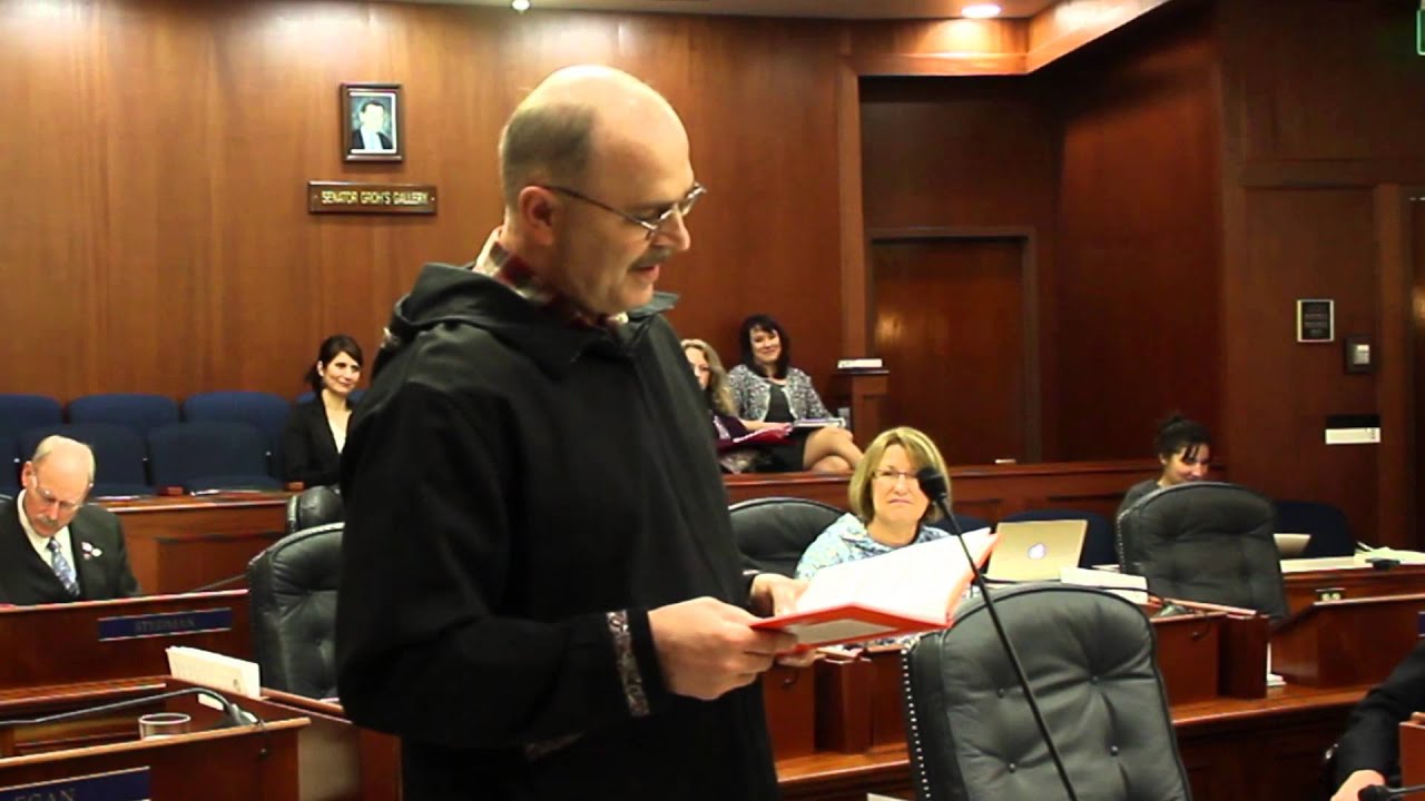 Senator Bishop reads from "Click on Uncle Sam: Dr. Click's Deluxe ...