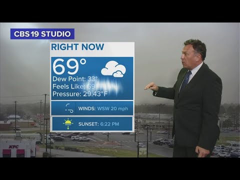 CBS19 Chief Meteorologist Brett Anthony explains dust in East Texas ...