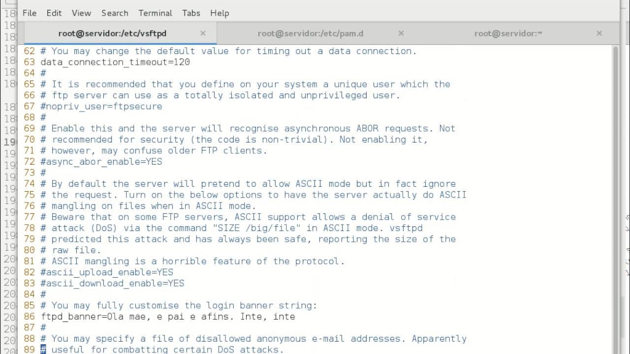 Centos 7 Vsftpd Virtual Users Ssl Passive Mode Youtube
