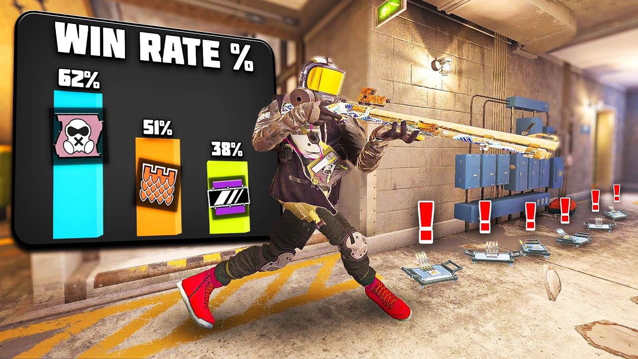 MUTE HAS THE BEST STRATS in SIEGE - YouTube
