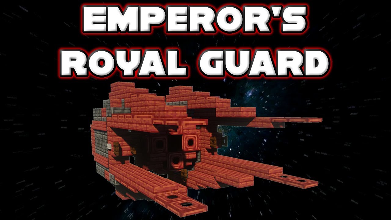 Minecraft Tutorial: Star Wars: How to Make an Emperor's Royal Guard TIE ...
