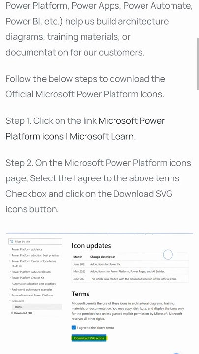 How To Download Microsoft Power Platform Icons. - YouTube