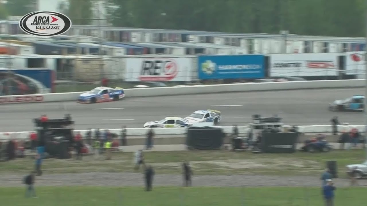ARCA Racing Series 2018. Toledo Speedway. Crash #2 - YouTube