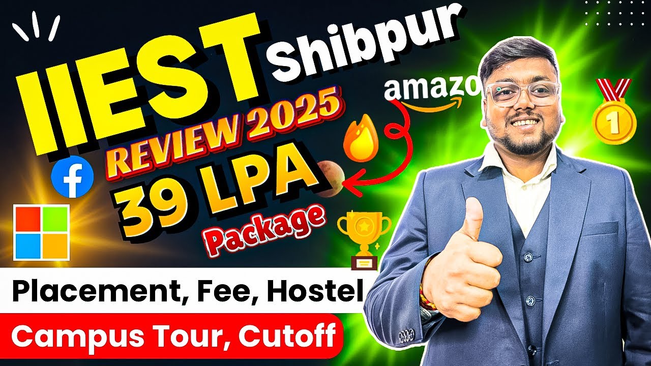 IIEST Shibpur College Review ️[2025] | Latest Cutoff, Placement, Sports ...