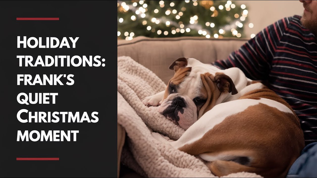 True Dog Stories: Frank the Bulldog’s Hilarious Take on Christmas Chaos ...