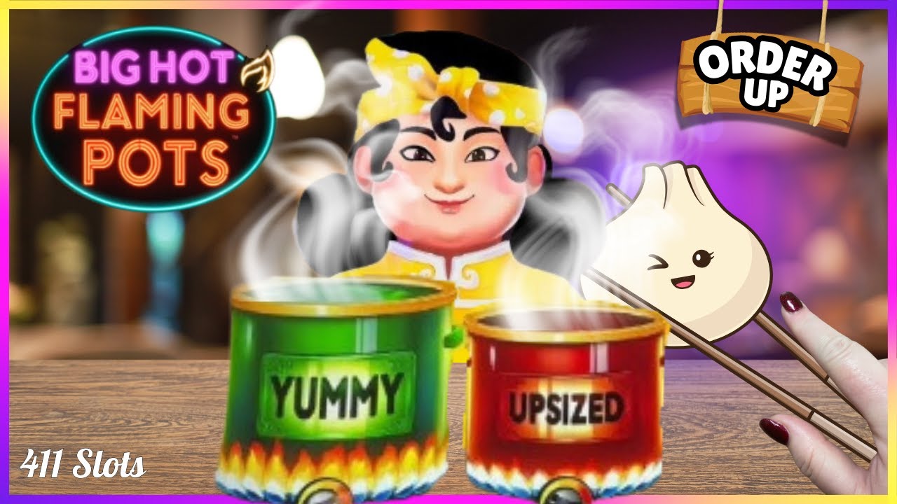 Big Hot Flaming Pots Delivers Double Bonus - YouTube
