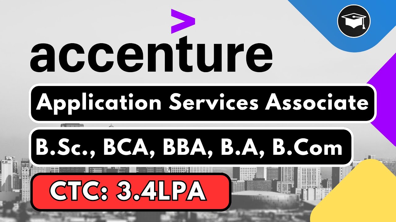 System and Application Services Associate | Freshers Hiring | Batch ...