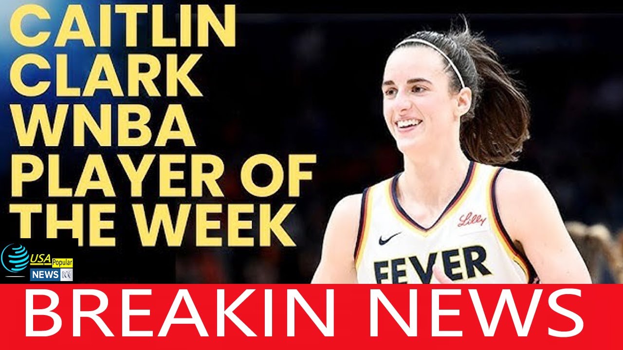 Caitlin Clark Named Eastern Conference Player of the Week - YouTube
