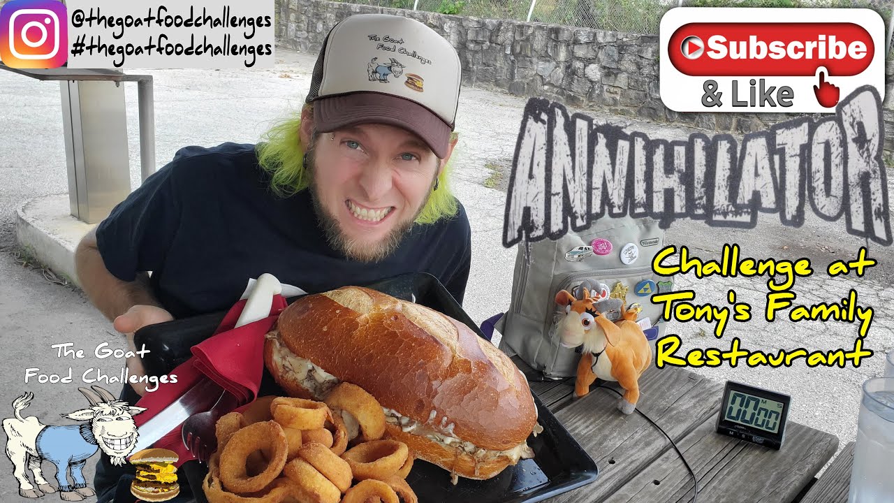 TGFC's E40 - Tony's 6lb Annihilator Roast Pork Sandwich Challenge - YouTube