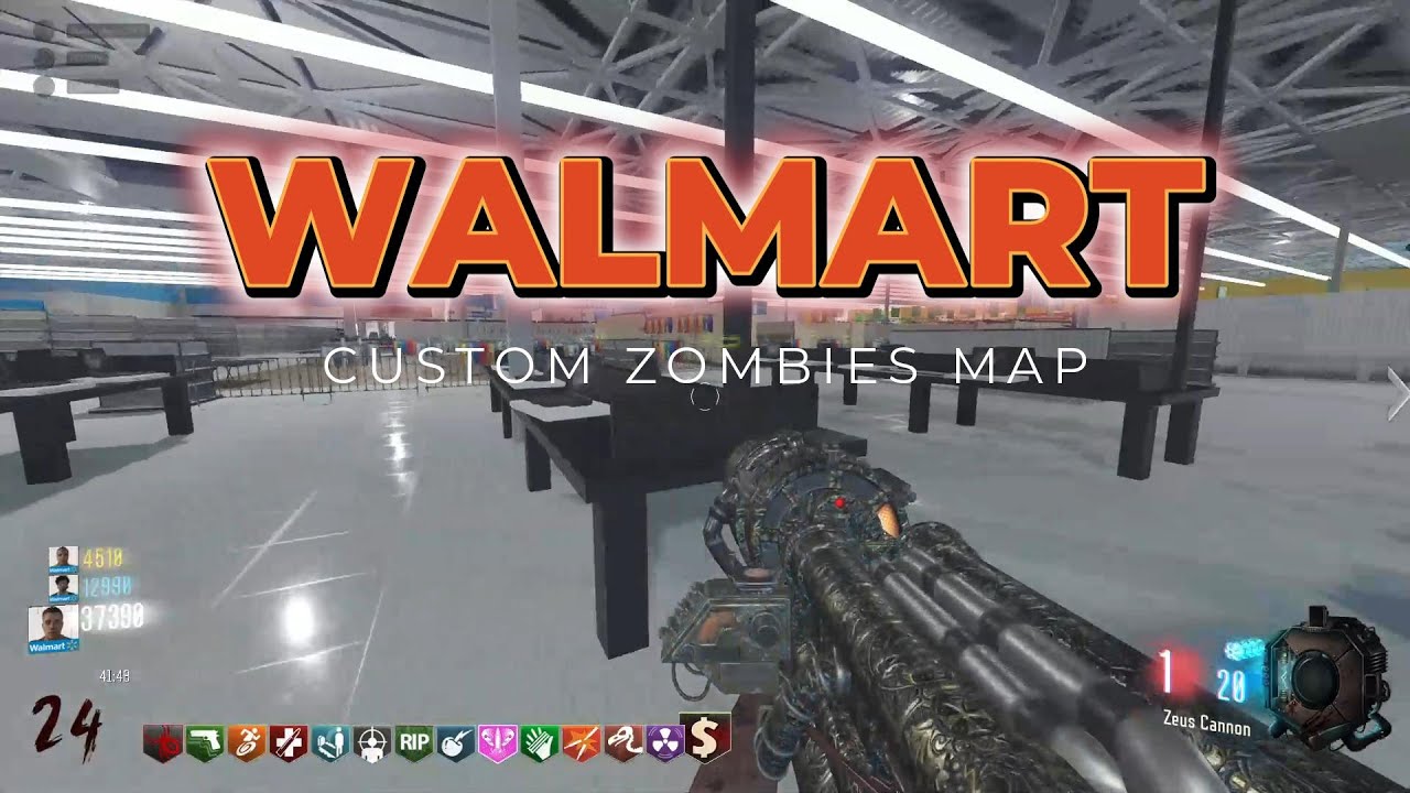 Walmart Zombies On BO3 - YouTube