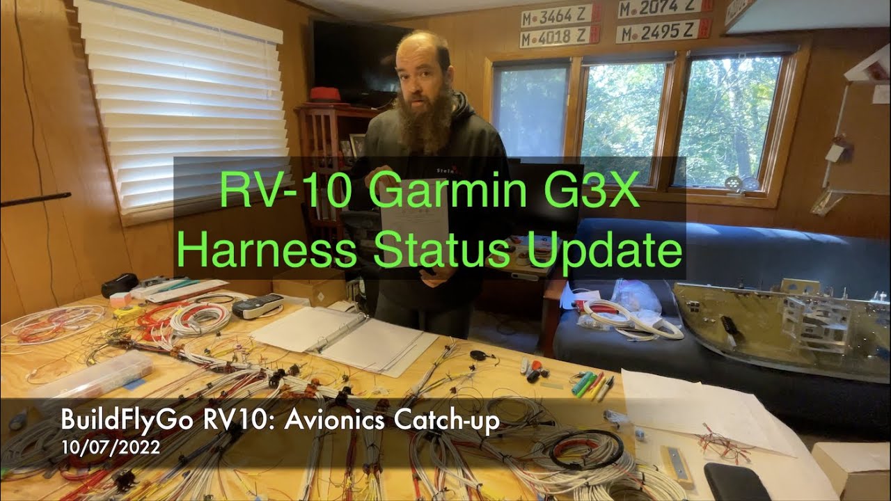 RV-10 Avionics: 10/07/2022 Avionics Harness Catch-Up - YouTube