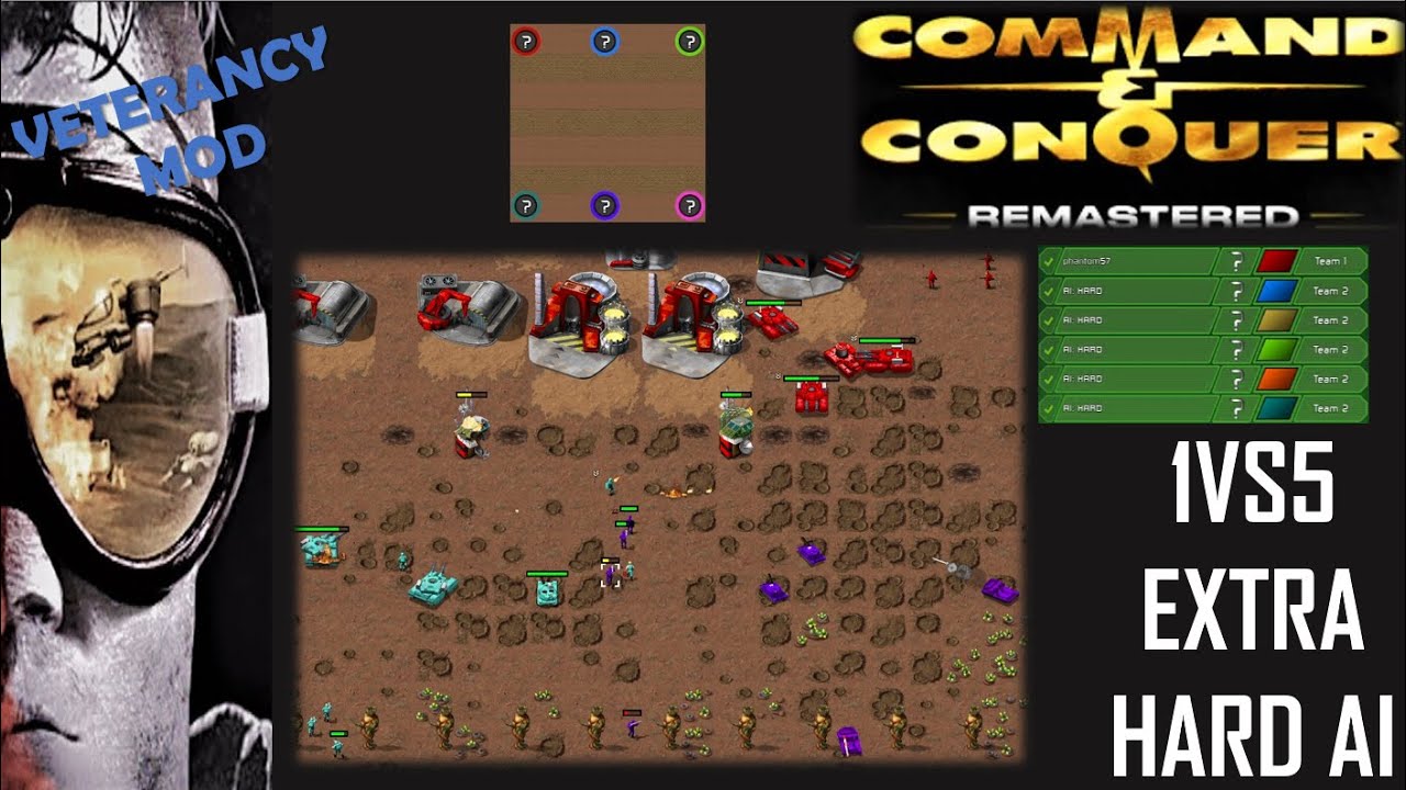 /Command & Conquer Remastered/ (Skirmish) 1VS5 EXTRA HARD AI I "10 ...