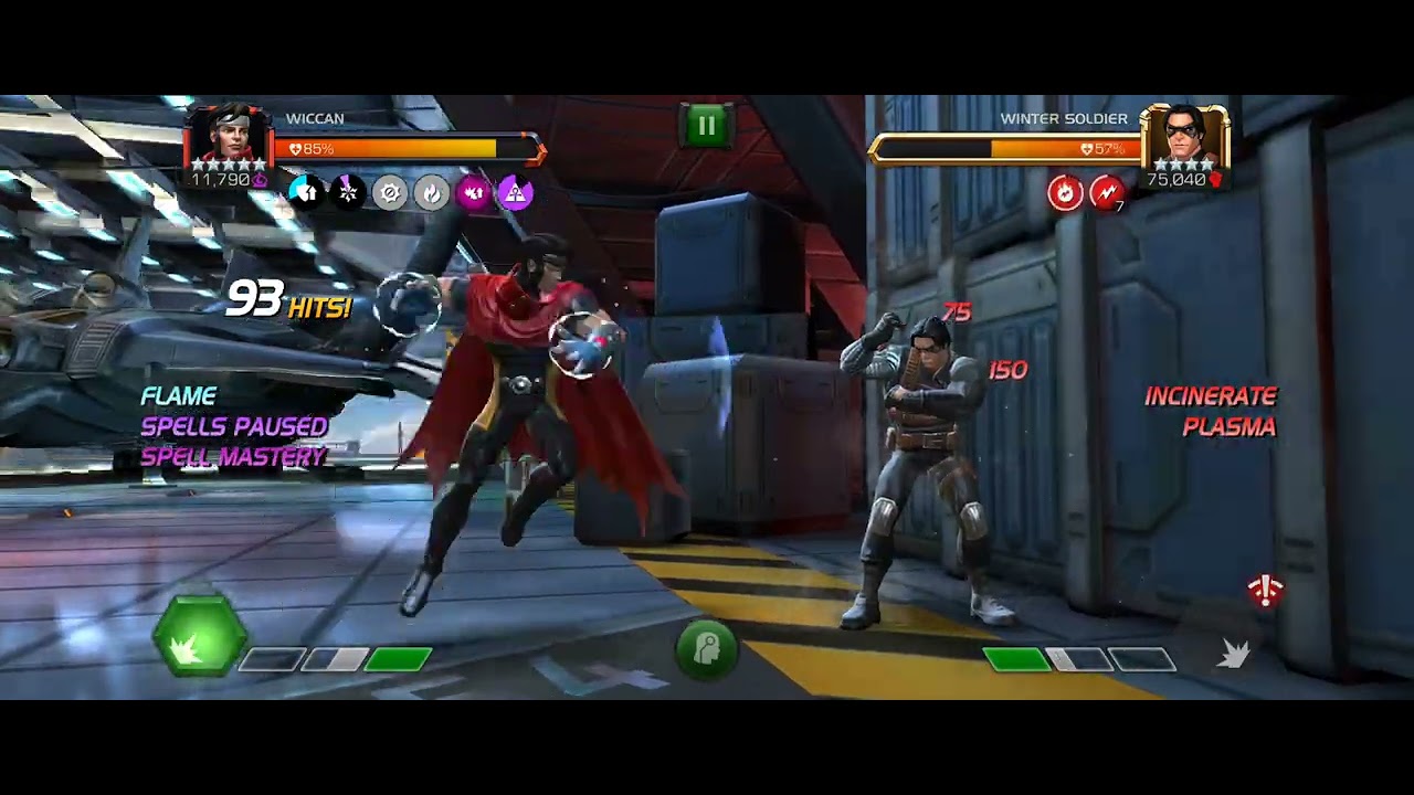 mcoc wiccan 5star maxed out dupped low SIG damage and play rotation ...
