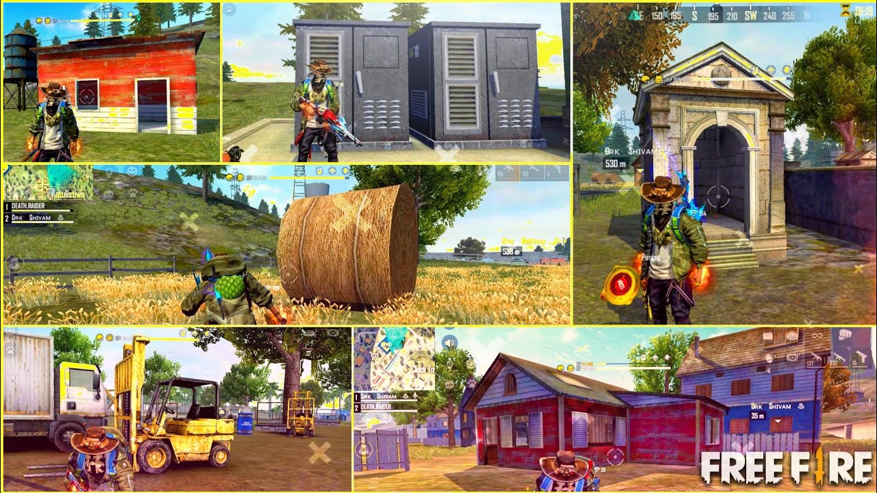 All house, building and every Object name | Free Fire Bermuda Callouts ...