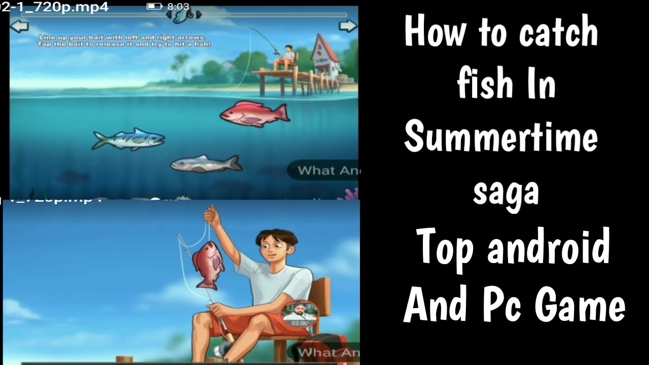 how to catch fish in Summertime saga || Top android and Pc Game ...