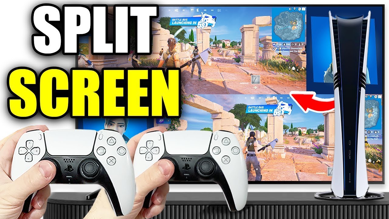 How To Play Fortnite Split Screen On PS5 Pro - Easy Guide - YouTube
