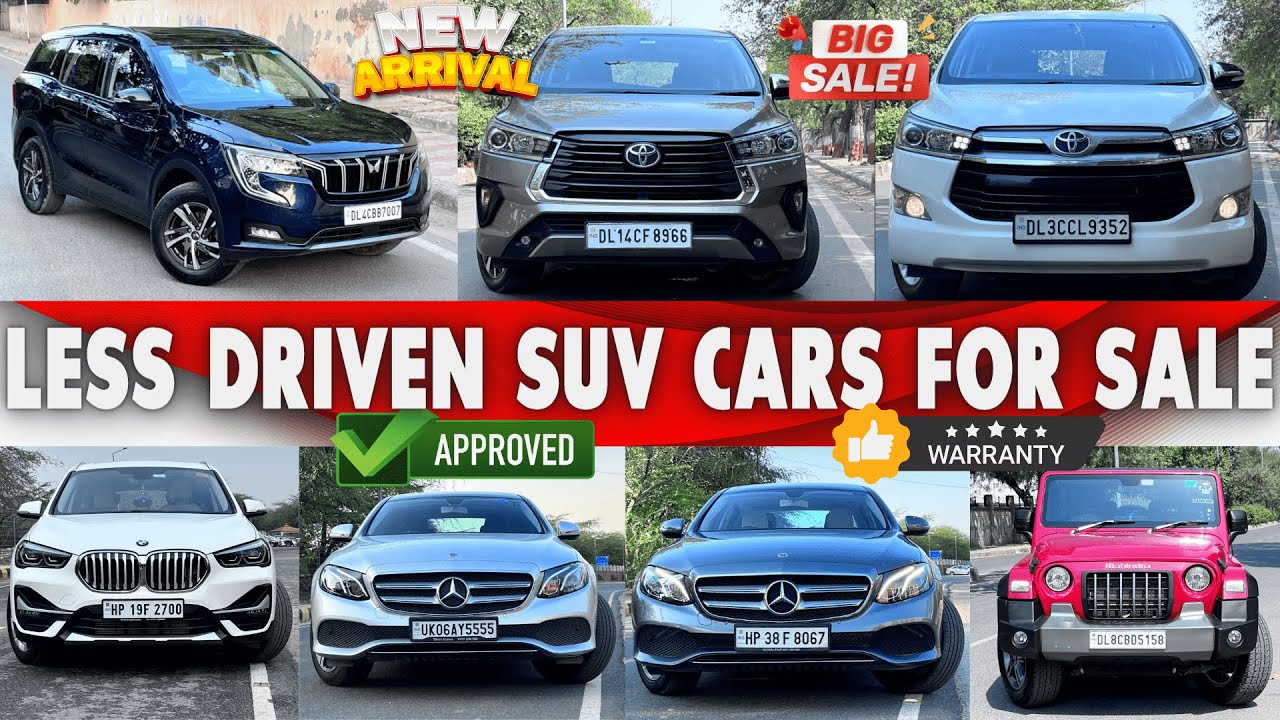 Less Driven SUV Cars For Sale In Delhi | Pan India Finance/Delivery ...